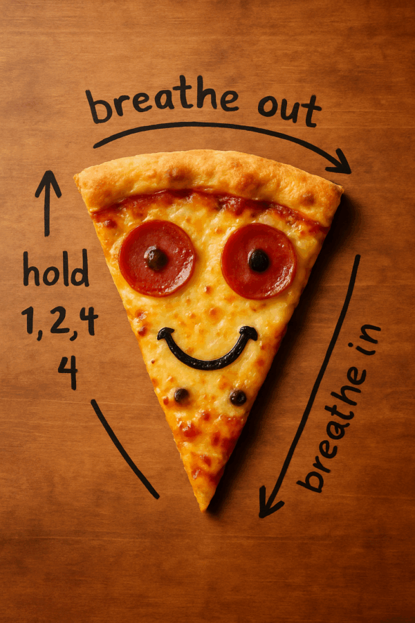 Just Breathe Pizza - self regulation tool - Tricky Brains